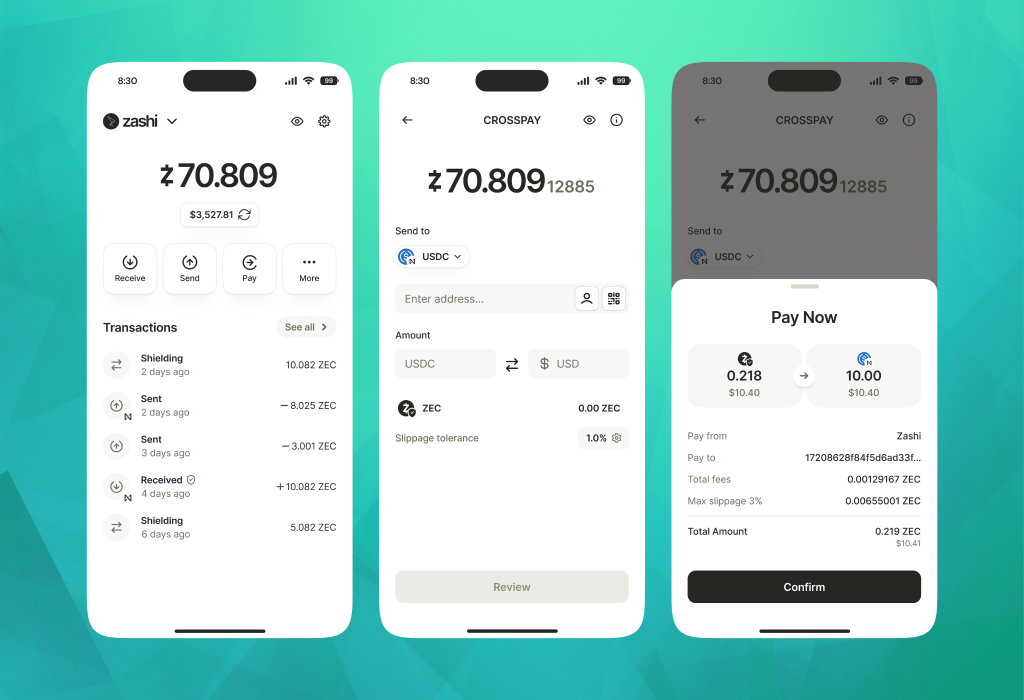 Trying Private Swaps with the Zcash Zashi Wallet